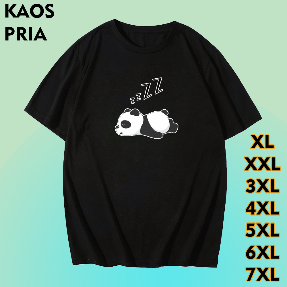 Jual BAJU KAOS DISTRO PRIA GAMBAR PANDA KARTUN KAOS BIGSIZE OVER SIZE ...