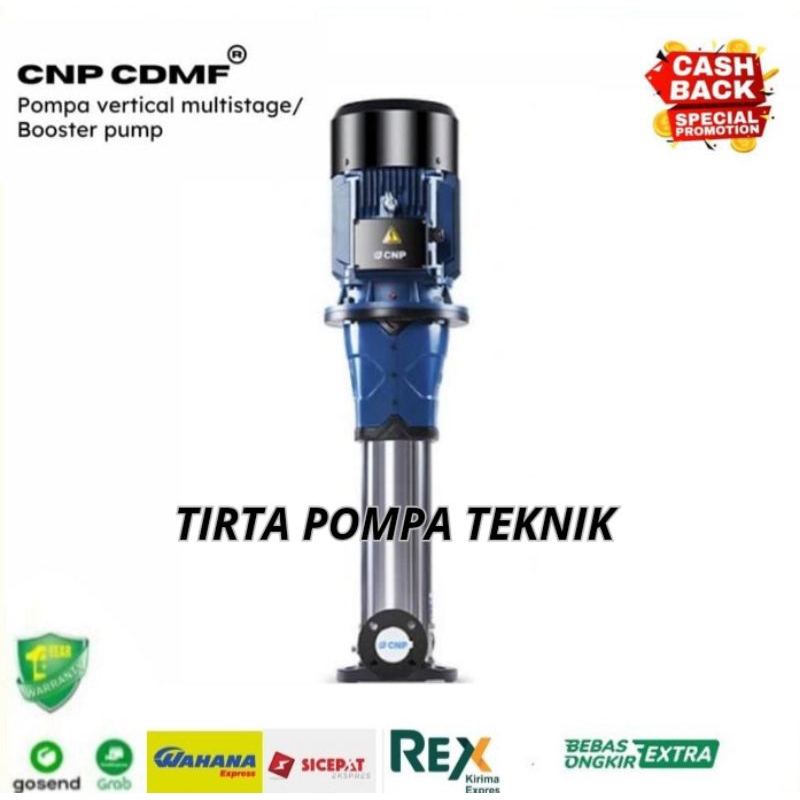 Jual Pompa Air CNP CDMF 3-12 380V Booster Vertical Multistage Jockey ...
