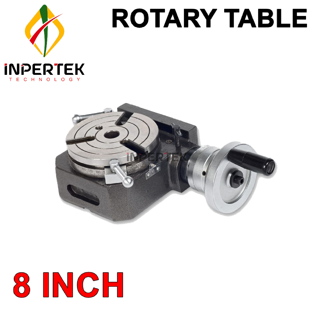 Jual Rotary Table 8" Meja Putar Milling Dividing Vertical Horizontal 8 ...