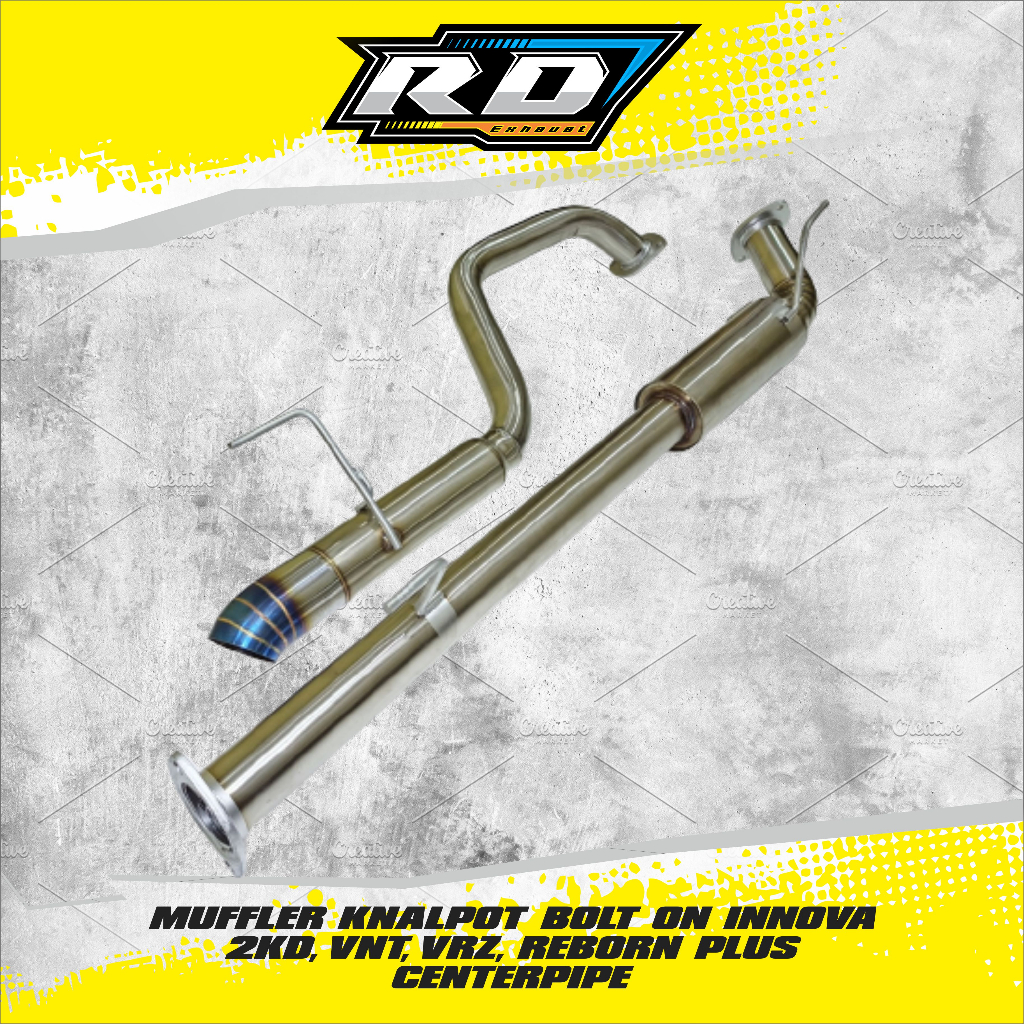 Jual MUFFLER KNALPOT BOLT ON INNOVA 2KD, VNT, VRZ, REBORN PLUS ...