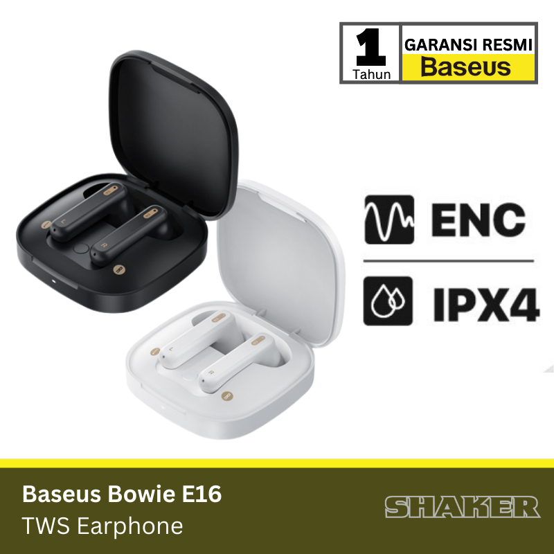 Jual Baseus Bowie E16 Earphone True Wireless Earphones TWS earbuds ...