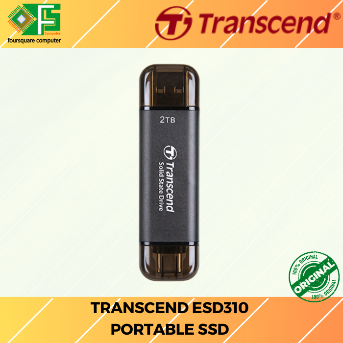 Jual Transcend ESD310 Portable SSD 256GB 512GB 1TB 2TB | SSD External ...