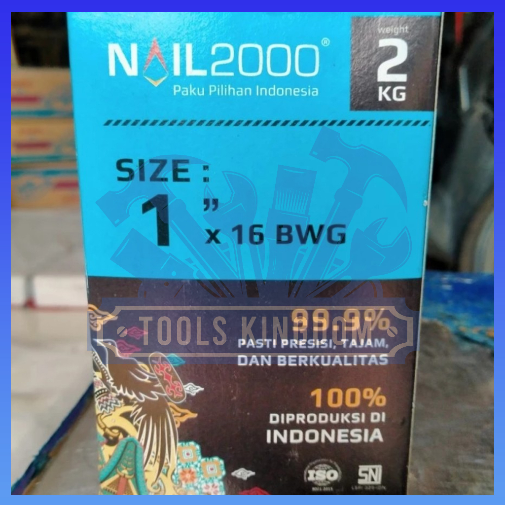 Jual Paku Nail 2000 1" / Paku 2.5cm 1 Inch Isi 2 Kg | Shopee Indonesia