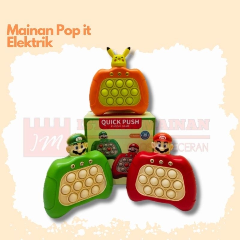 Jual Mainan pop it Electronic/Mainan pop it/Mainan Anak pop it Electric ...