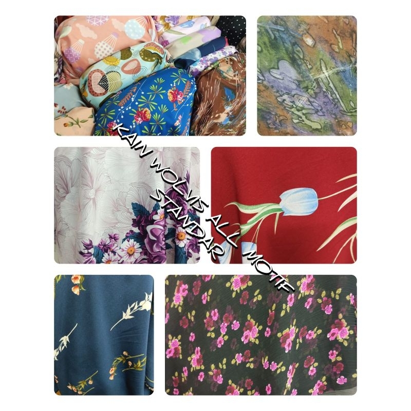 Jual KAIN WOLFIS ALL MOTIF STANDAR | Shopee Indonesia