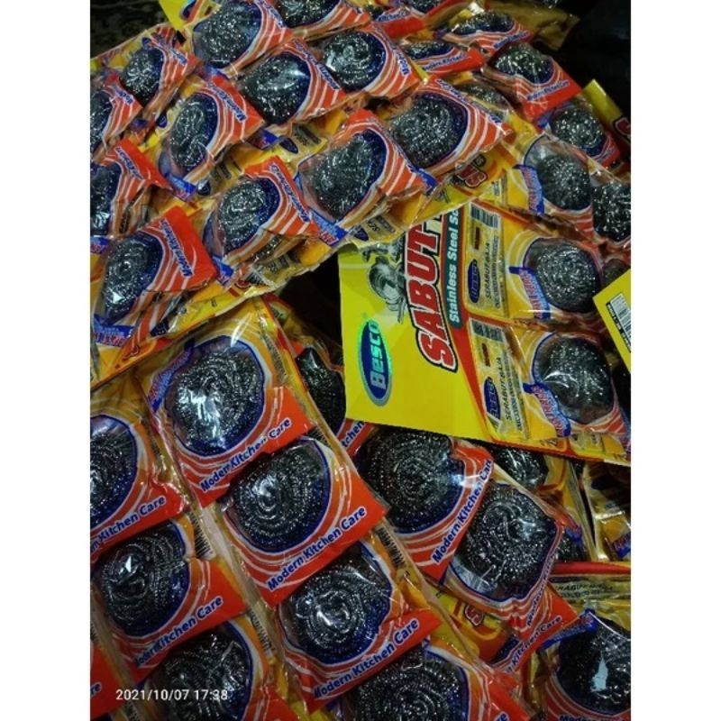 Jual Sabut Kawat Stainless Grenjeng Sikat Cuci Gosok Piring Panci Wajan ...