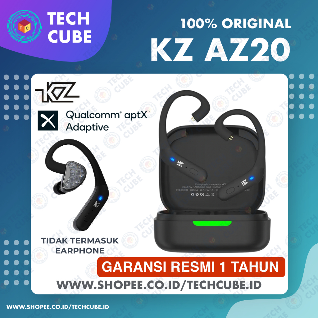 Jual KZ AZ20 APTX TWS Upgrade Bluetooth 5.2 Adapter Earphone Alt AZ09 ...