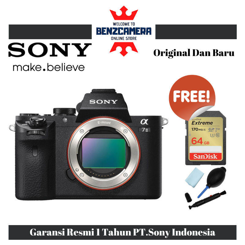 Jual Sony a7 II a7ii Body Only Mirrorless Camera | Shopee Indonesia