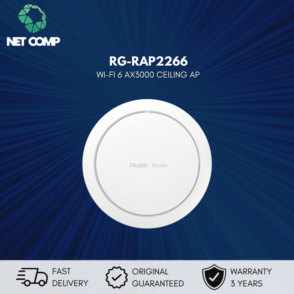 Jual RUIJIE REYEE RG-RAP2266 Wi-Fi 6 AX3000 Indoor Ceiling Access Point ...
