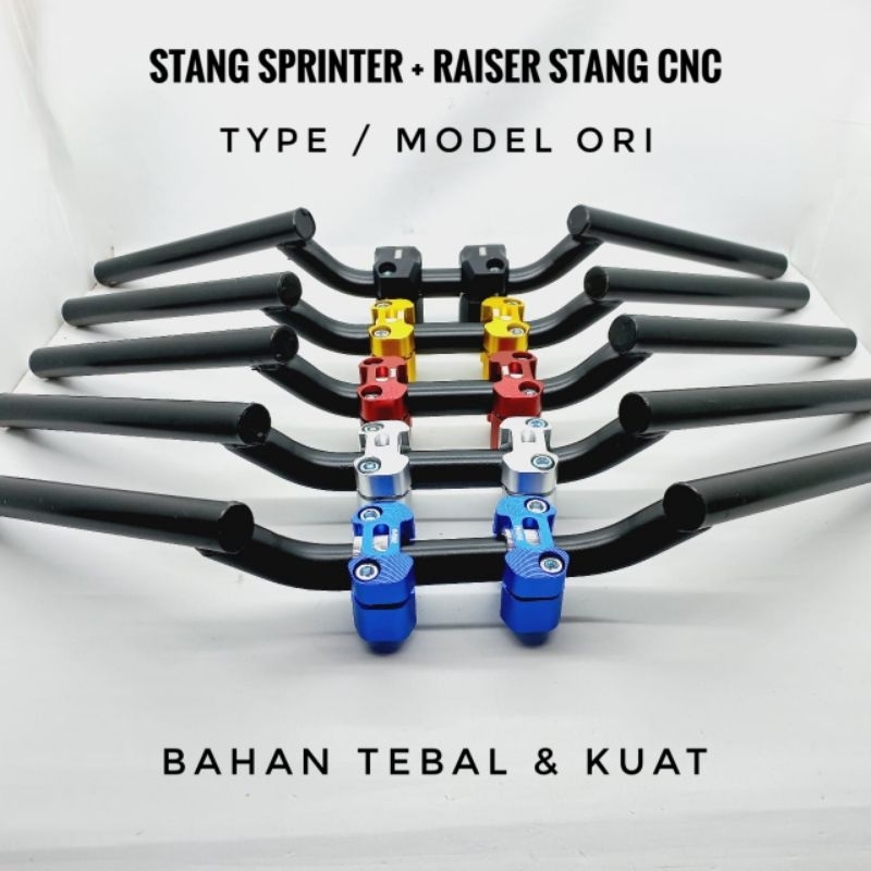 Jual Stang Sprinter + Raiser Stang CNC Model Ori Universal | Shopee ...