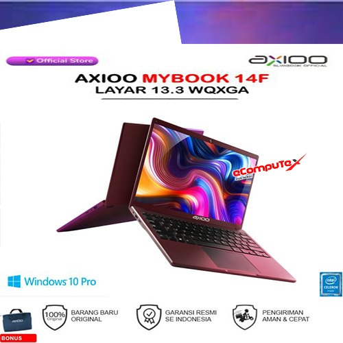 Jual NOTEBOOK AXIOO MY BOOK 14F INTEL N4020 128GB 4GB 13.3" Inci 4GB / LAPTOP AXIOO MYBOOK 14F ...