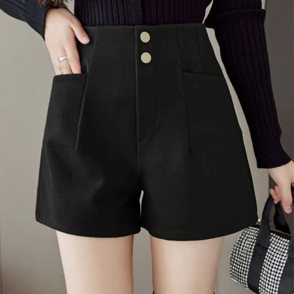 Jual Hotpants Wanita Korean Style Terbaru - Shortpants Celana Pendek Korea Highwaist Kekinian ...