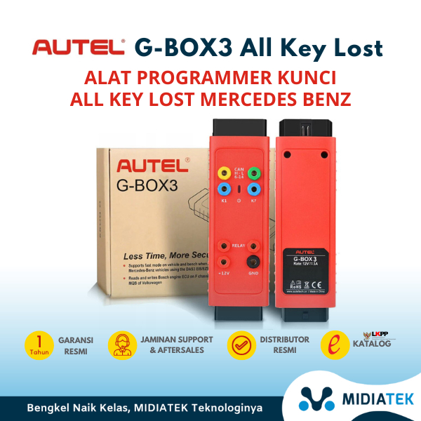 Jual AUTEL G-BOX 3 Alat Programmer Kunci All Key Lost Mercedes Benz ...