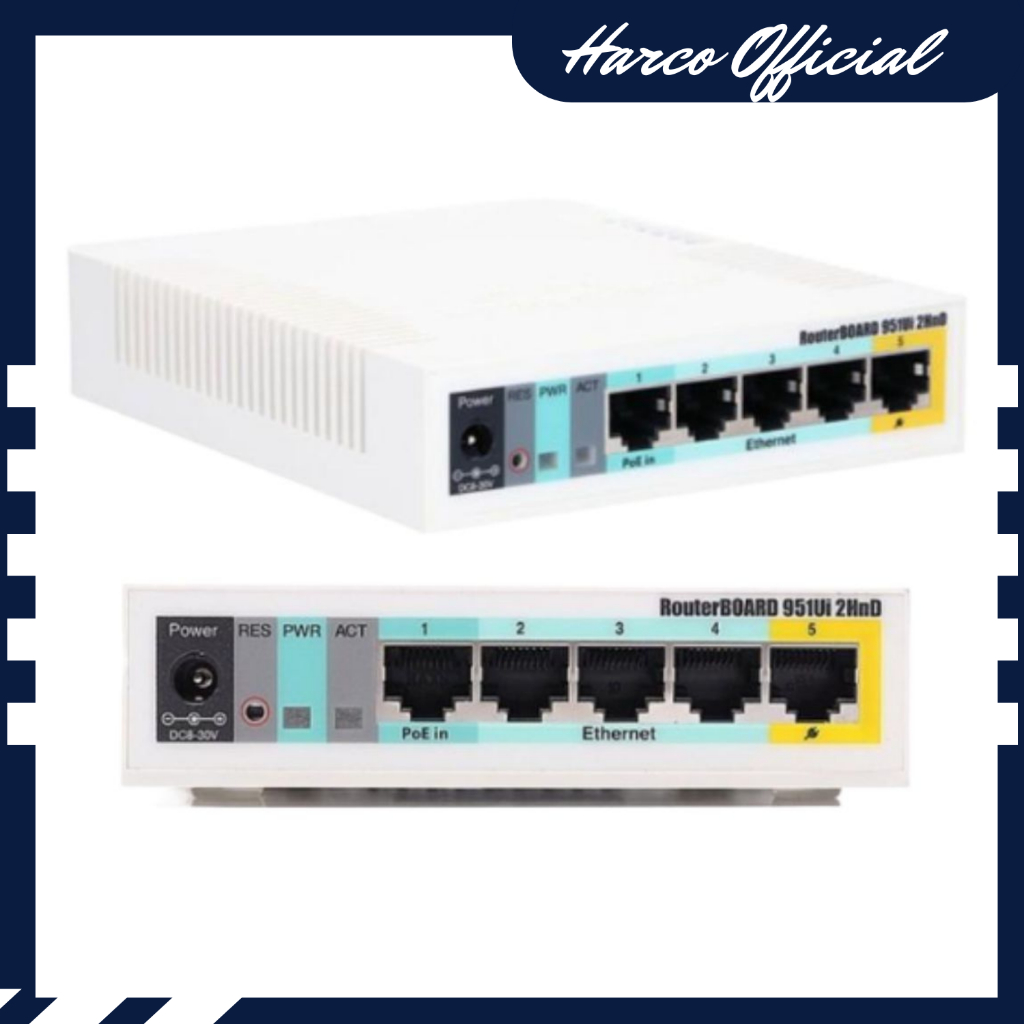 Jual HK - MikroTik RB 951 Ui 2HnD RB951Ui 2HnD | Shopee Indonesia