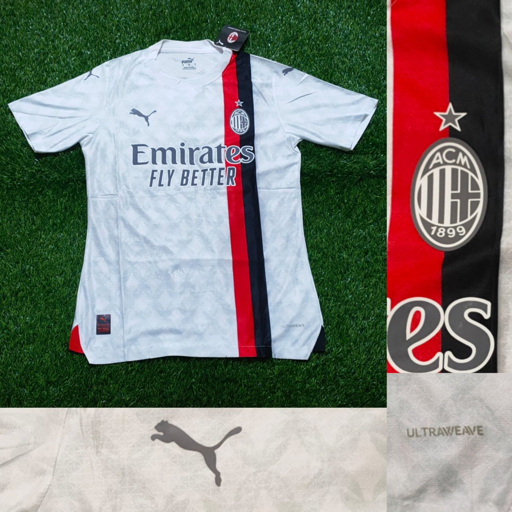 Jual JERSEY BOLA ACM AWAY PLAYER ISSUE 2023/2024 GRADE ORI | Shopee ...