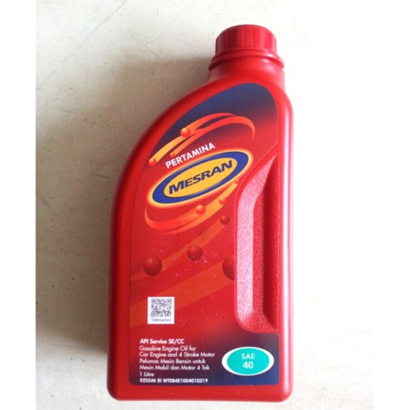 Jual Oli Mesran Super Sae 40 1lt Oli Pertamina Mesran Super SAE 40 1 ...