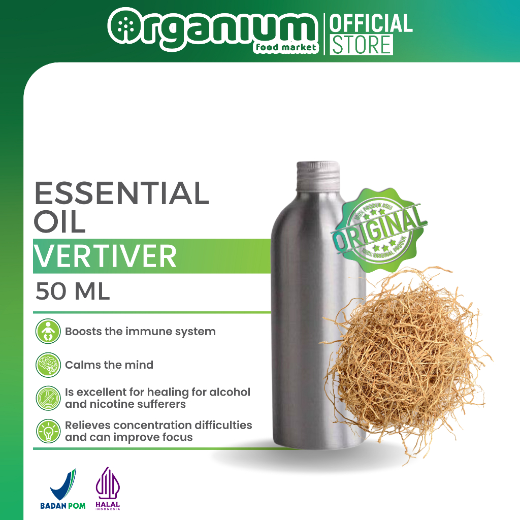 Jual Organium Essential Oil Vertiver 50ml | Shopee Indonesia