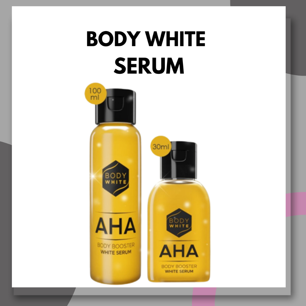 Jual Body White Aha Body Booster White Serum 30ml & 100ml | Shopee ...