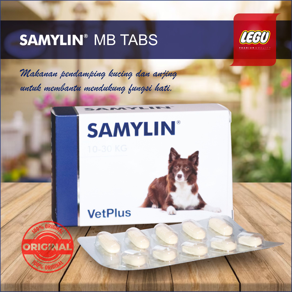 Jual Vetplus Samylin Medium Breed Per 1 Tablet, TERMURAH! | Shopee Indonesia
