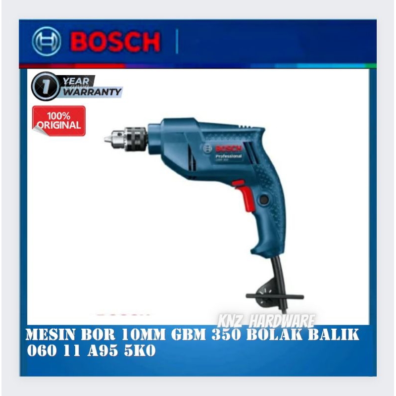 Jual Mesin Bor Drill 10mm GBM 350 BOSCH ORIGINAL | Shopee Indonesia