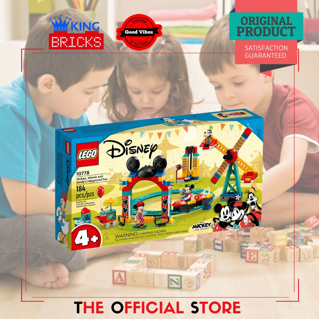 Jual LEGO Original MICKEY AND FRIENDS 10778 Mickey Minnie and Goofy ...