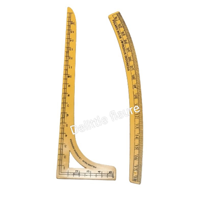 Jual Penggaris Pola Jahit Kecil / Rol Custom Kecil (1 Set) | Shopee ...