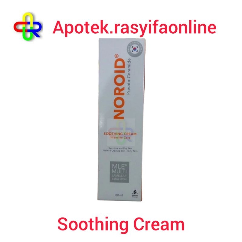 Jual Noroid Soothing Cream 80ml - Pelembab Untuk Kulit Sensitif Kering ...