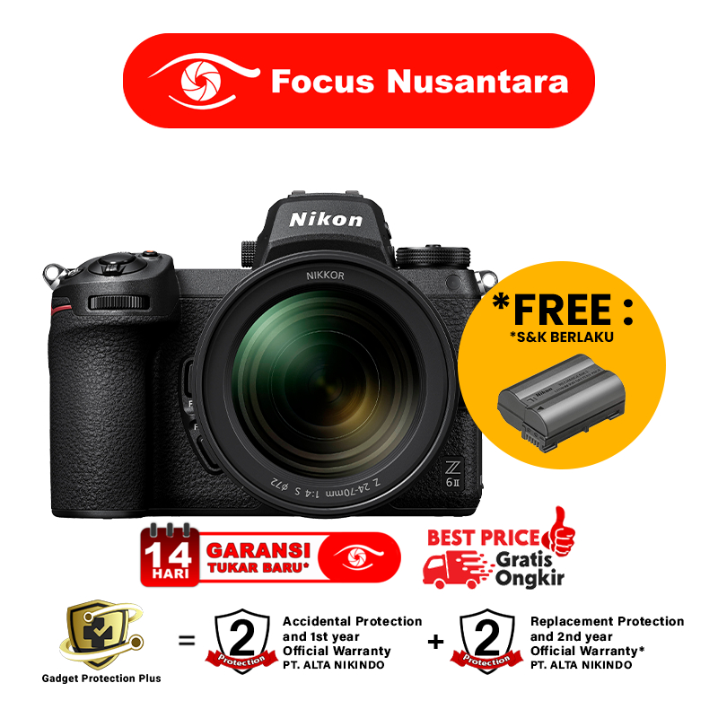 Jual Nikon Z6 II Z6II Z6 Mark II Kit 24-70mm f4 - GARANSI RESMI ...