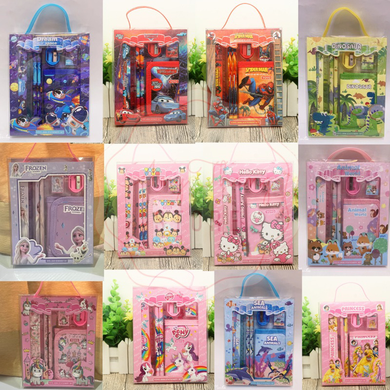 Jual Paket Stationery Set Anak 6 In 1 | Shopee Indonesia