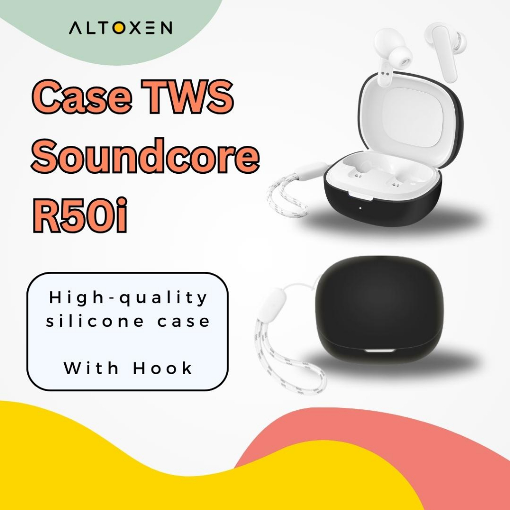 Jual Case TWS Soundcore Anker R50i Protective Case Free gantungan ...