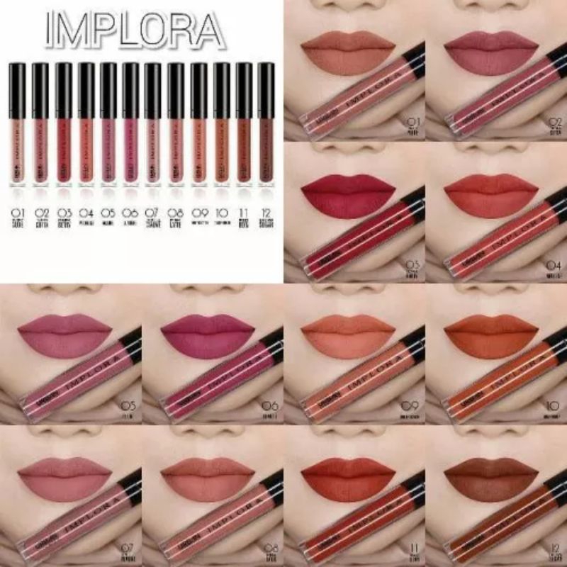 Jual Implora Urban Lip Cream Matte (Original) | Shopee Indonesia