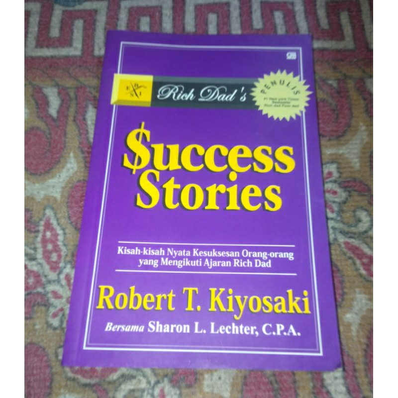 Jual Buku Rich Dads Success Stories Robert T Kiyosaki Original