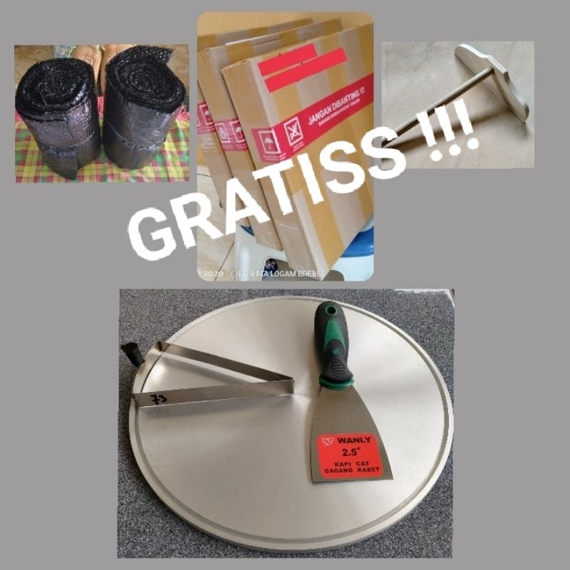 Jual (COD) Wajan/loyang crepes semiotomatis ukuran 40cm[JUMBO] |FREE ...