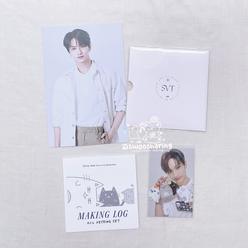 Jual (baca deskripsi) SEVENTEEN JUN OCL KEYRING PHOTOCARD + MAKING LOG ...