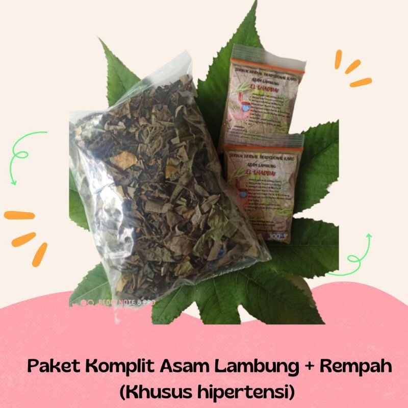 Jual Paket Asam lambung El Shaddai + Rempah Hipertensi | Shopee Indonesia