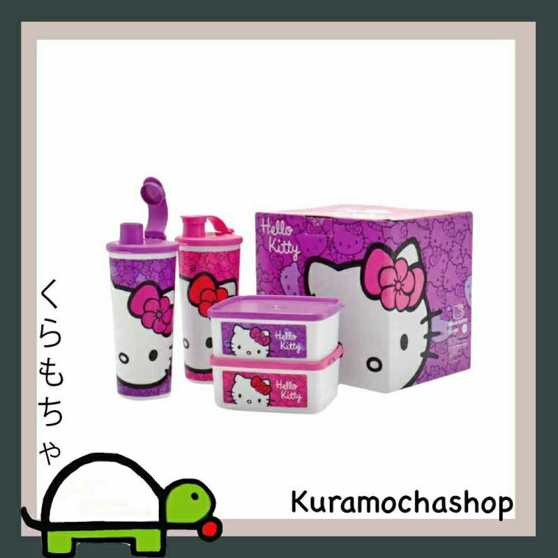 Jual Hello Kitty Tumbler dan Tempat Makan Break Time Tupperware ...