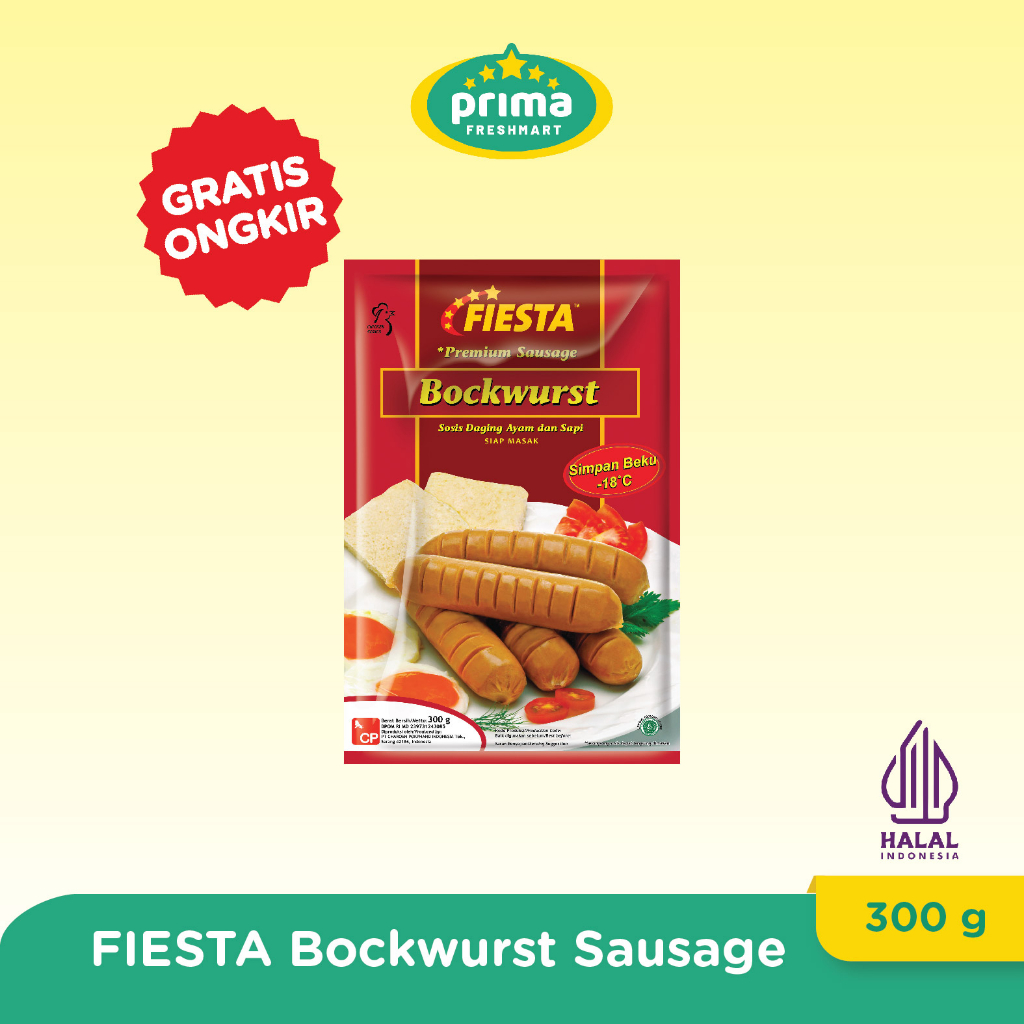 Jual FIESTA SOSIS BOCKWURST 300 GR | Shopee Indonesia