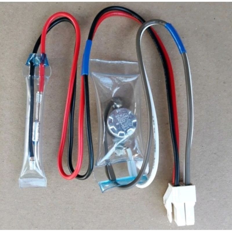 Jual Sensor Defrost Bimetal Kulkas Sanyo AQua 2 Pintu Original | Shopee ...