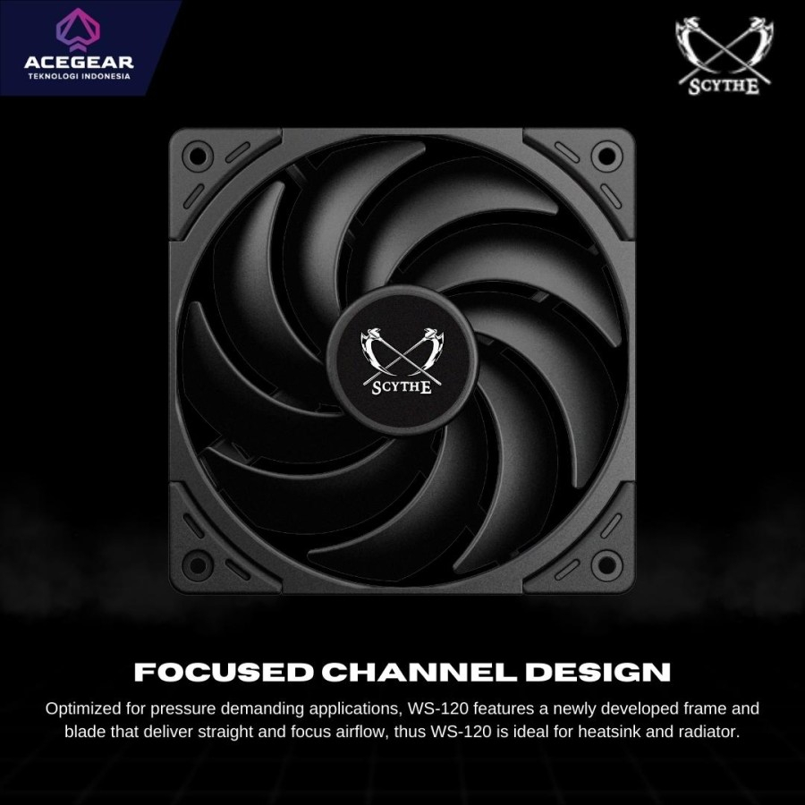 Jual SCYTHE WONDER SNAIL 120 PWM - Static Pressure Radiator Fan / Fans ...
