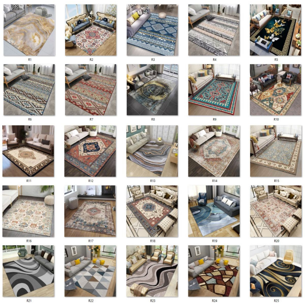 Jual Utama Jakarta Baru - (R1-R50) Karpet Lantai Eropa Style Uk 100 x ...