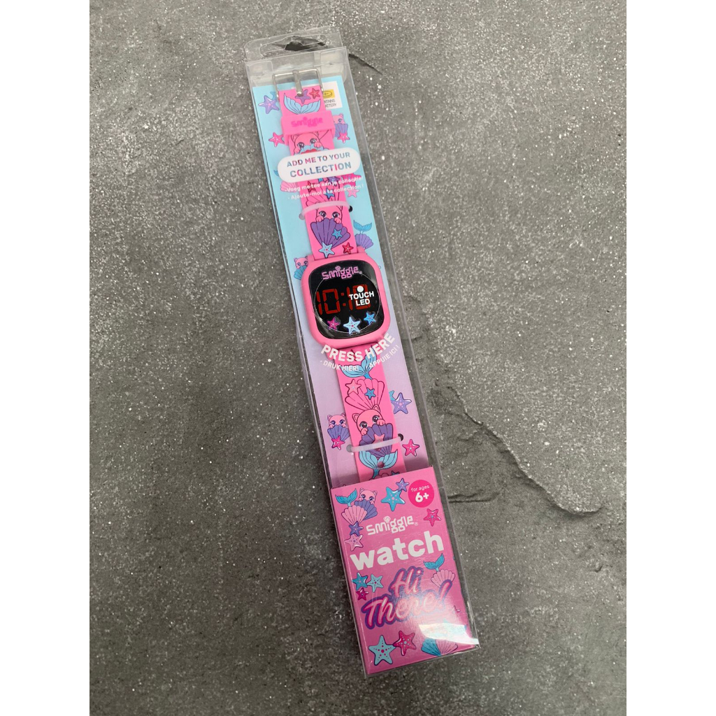 Jual SMIGGLE LIGHT UP DIGITAL WATCH HI THERE PINK - JAM TANGAN SMIGGLE ...