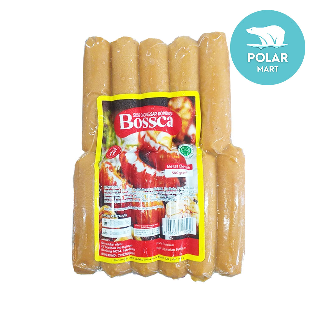 Jual Bossca Sosis Sapi Bakar Isi 11 Pcs 500 Gram (FROZEN FOOD BANDUNG ...