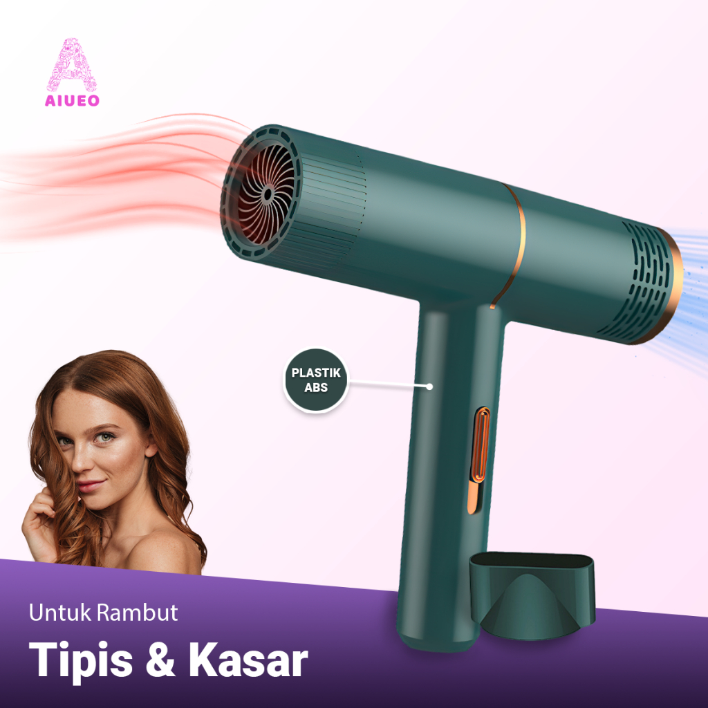 Jual Hairdryer AIUEO Eudora | Pengering Rambut Profesional Daya Rendah ...