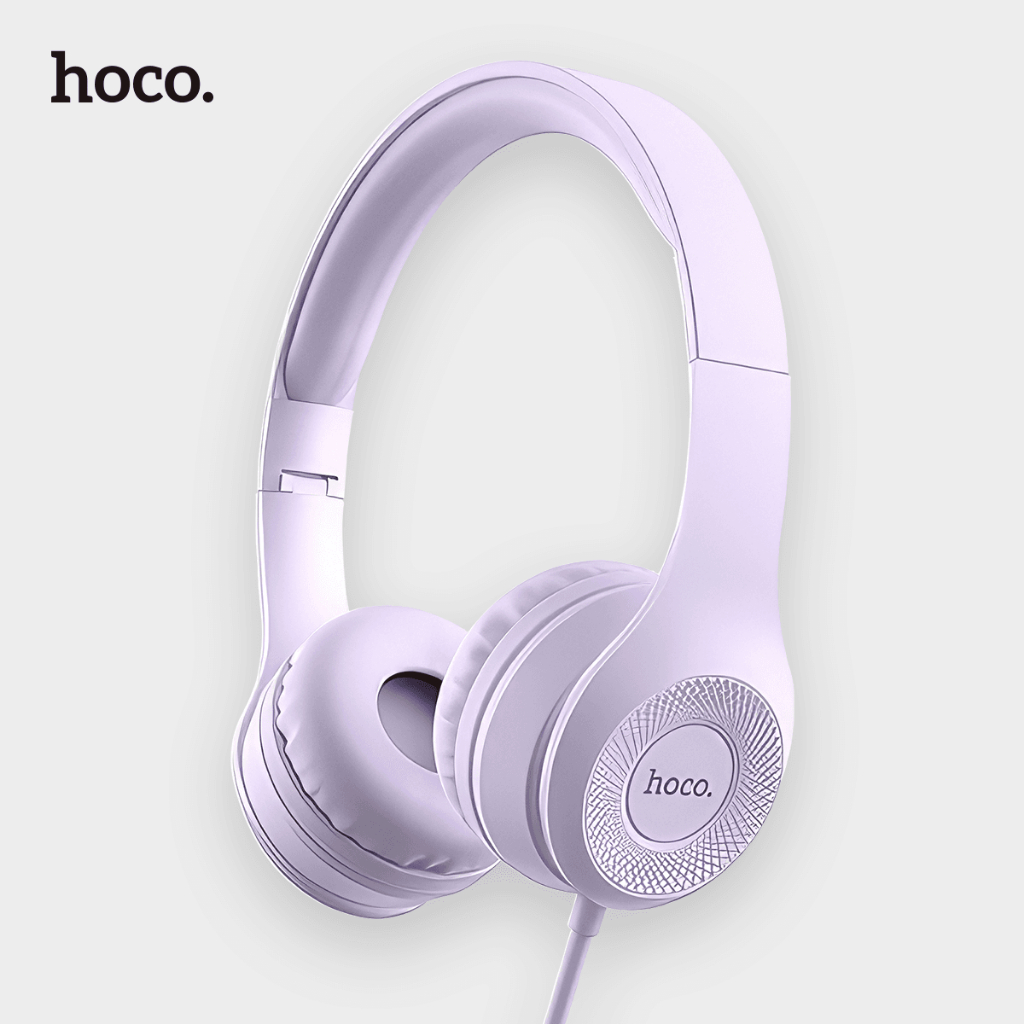 Jual HOCO Headphone Wired Control Earphone Headset Bass Stereo 3.5mm ...