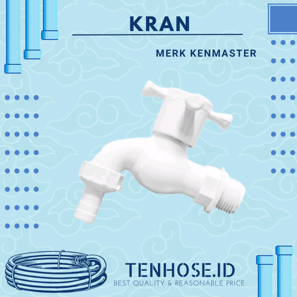 Jual Kran Air Kenmaster Kran Taman PVC Moncong 1/2" Inch ( Untuk Selang ...