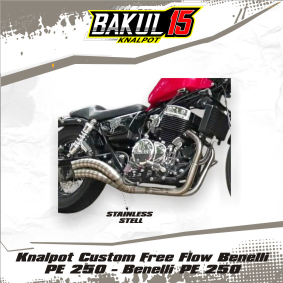 Jual Knalpot Custom Free Flow Benelli Patagian Eagle 250 - Benelli PE ...