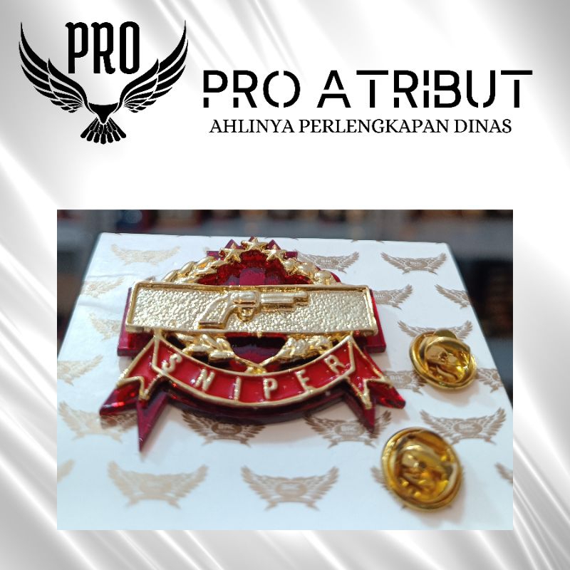Jual PRO ATRIBUT - PIN TEMBAK SNIPER LARAS PENDEK | Shopee Indonesia