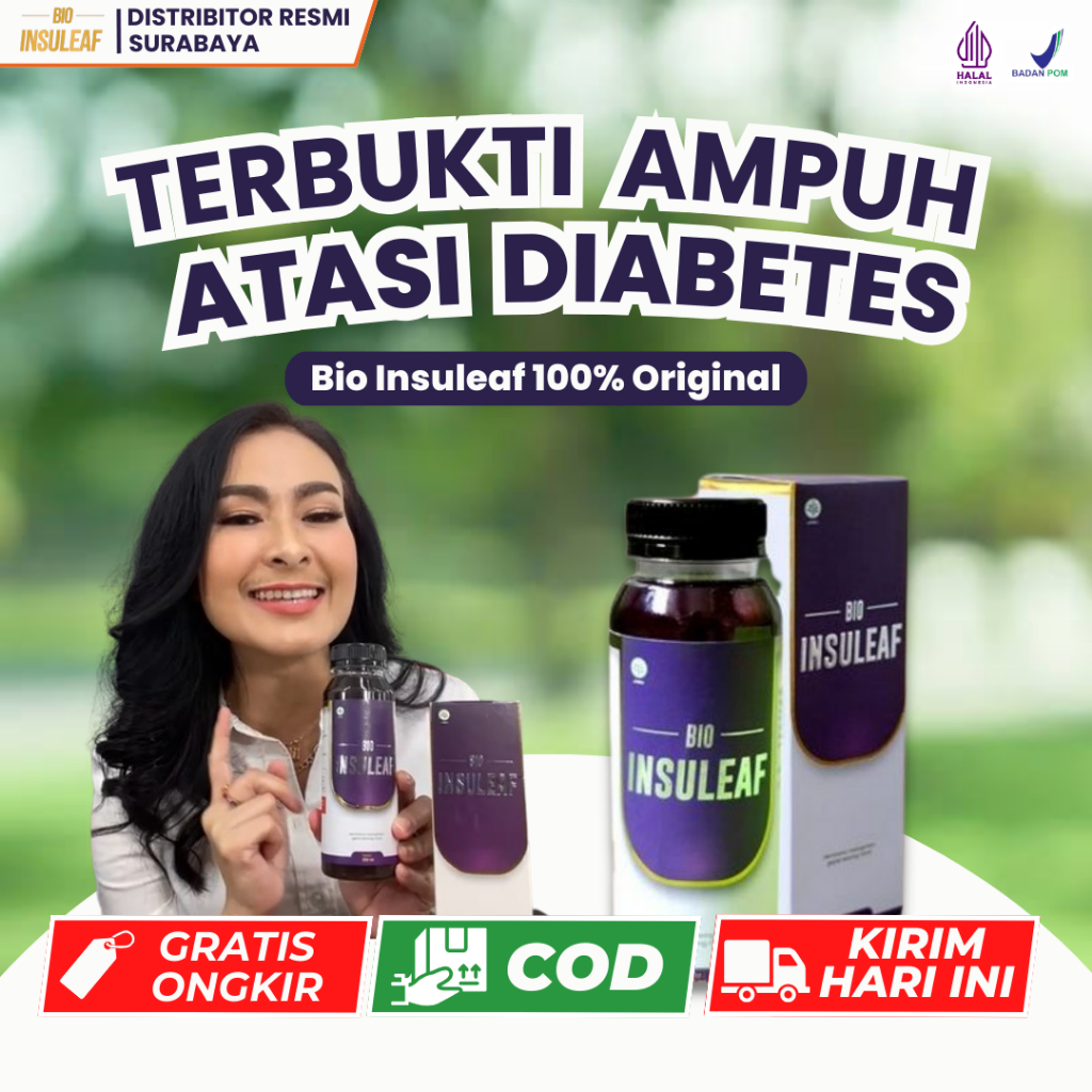 Jual BIO INSULEAF 100% ORIGINAL Asli Obat Herbal Untuk Diabetes dan ...