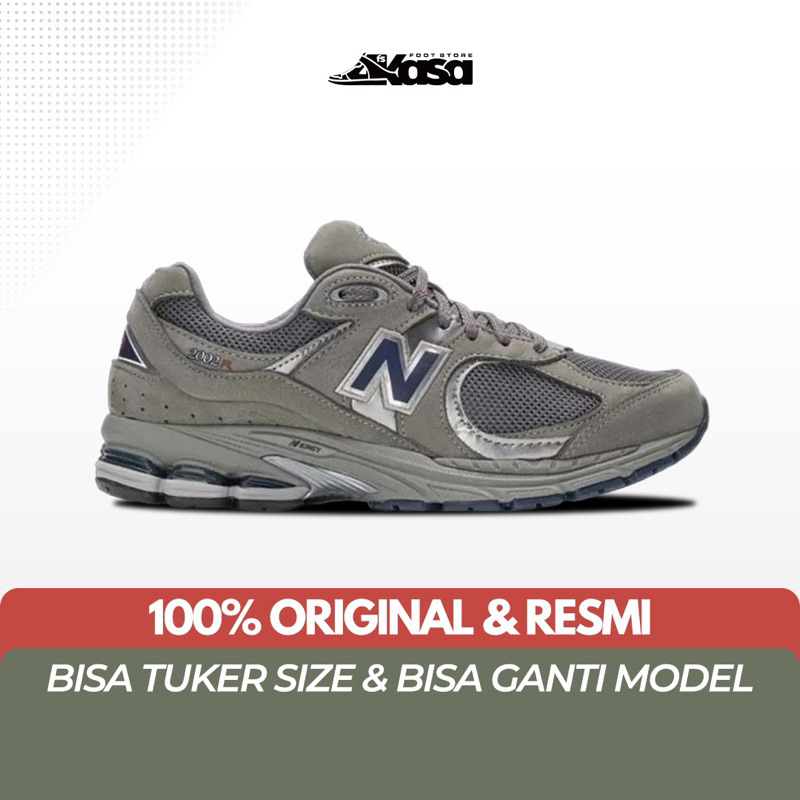 Jual Sepatu Sneakers Unisex NB 2002R Light Grey 2002 R | Shopee Indonesia
