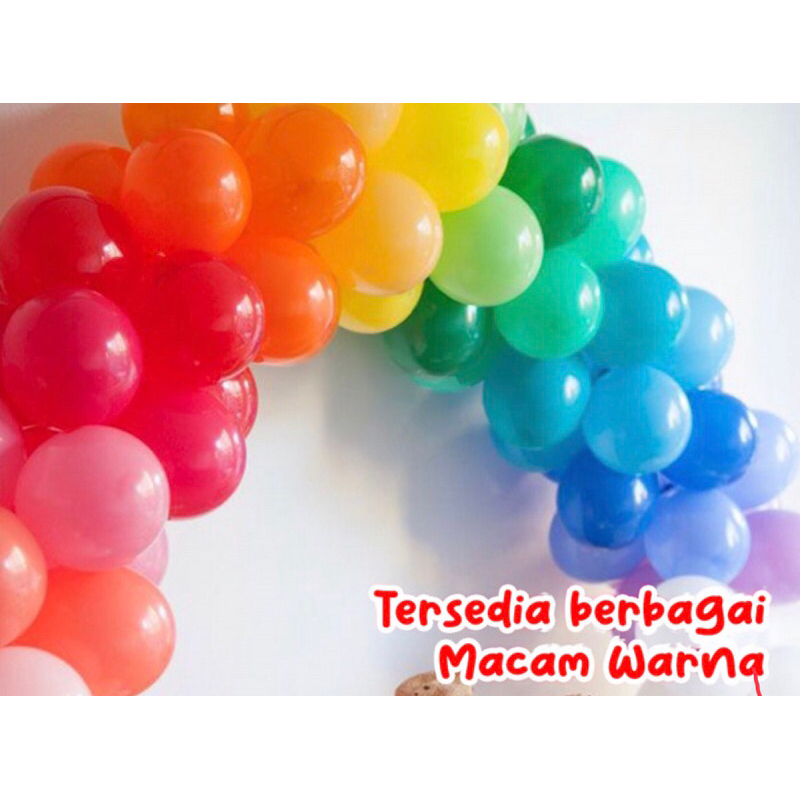 Jual Balon Jumbo Polos isi 100/pak uk:12inch | Shopee Indonesia